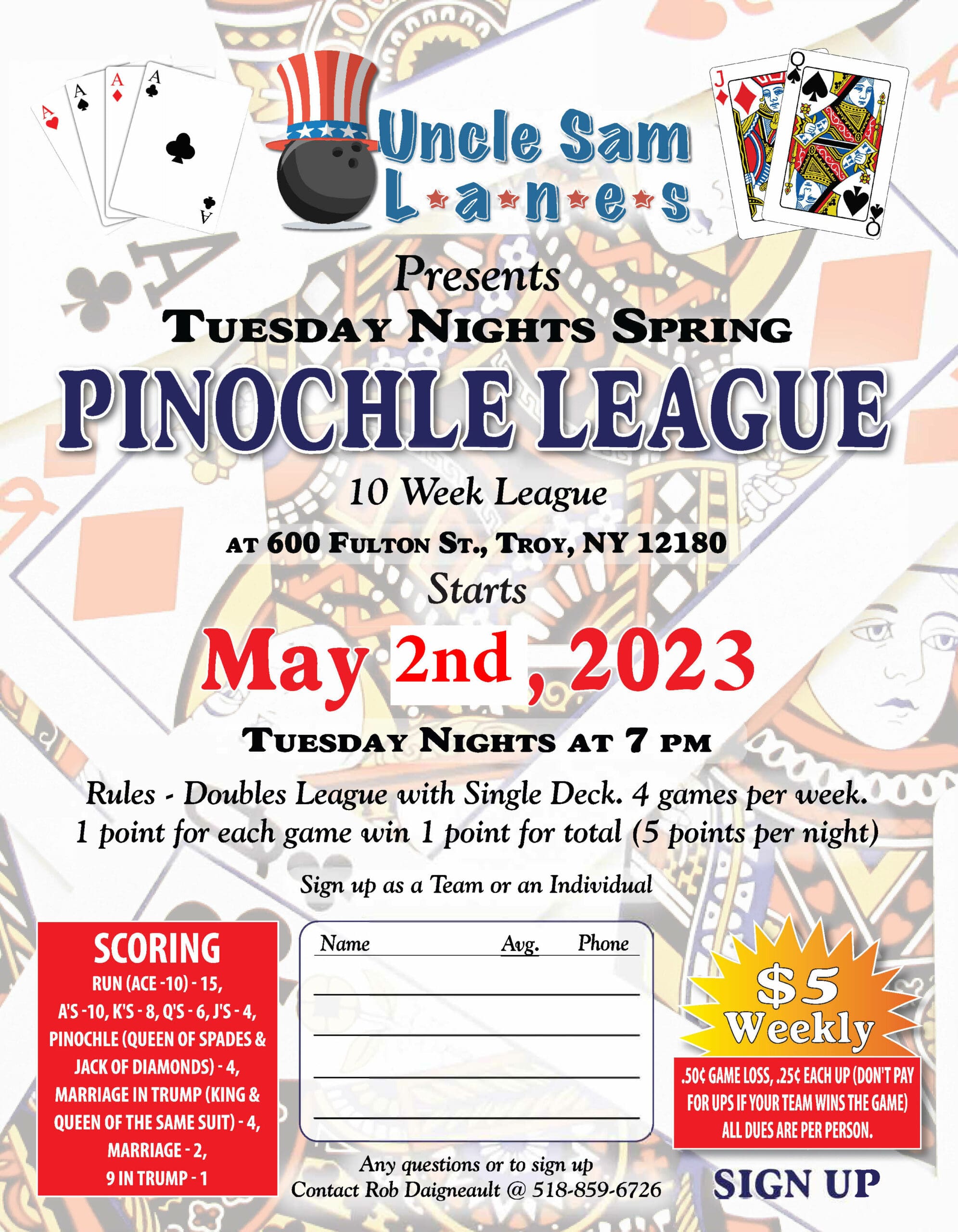 Leagues – Uncle Sam Lanes | Troy NY