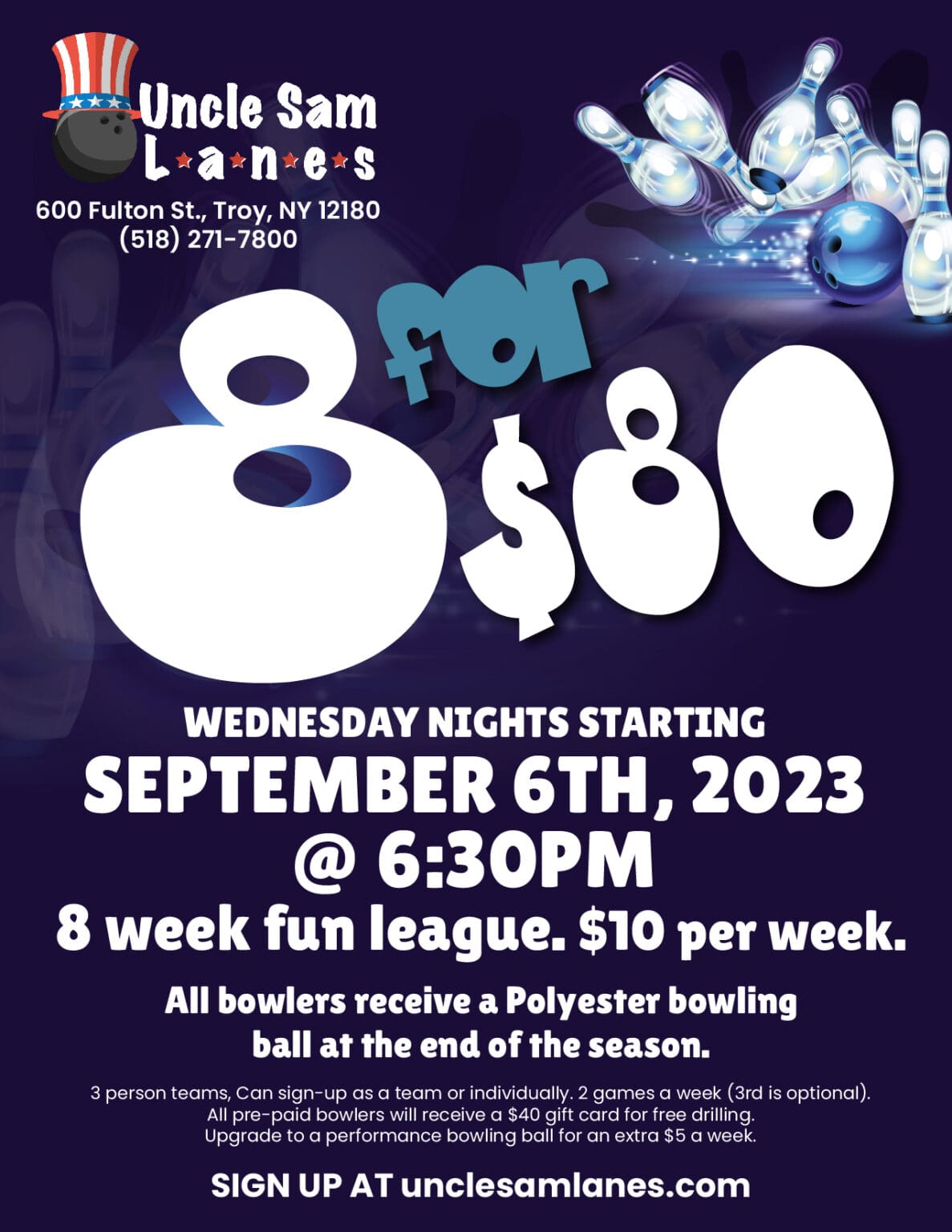 Leagues – Uncle Sam Lanes | Troy NY
